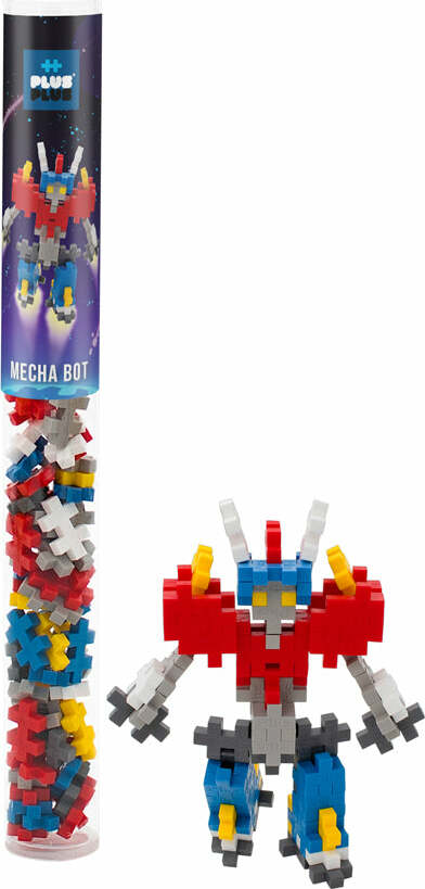 Plus Plus - Mini Maker Tube - Mecha Bot – Creativo! Toys & Games